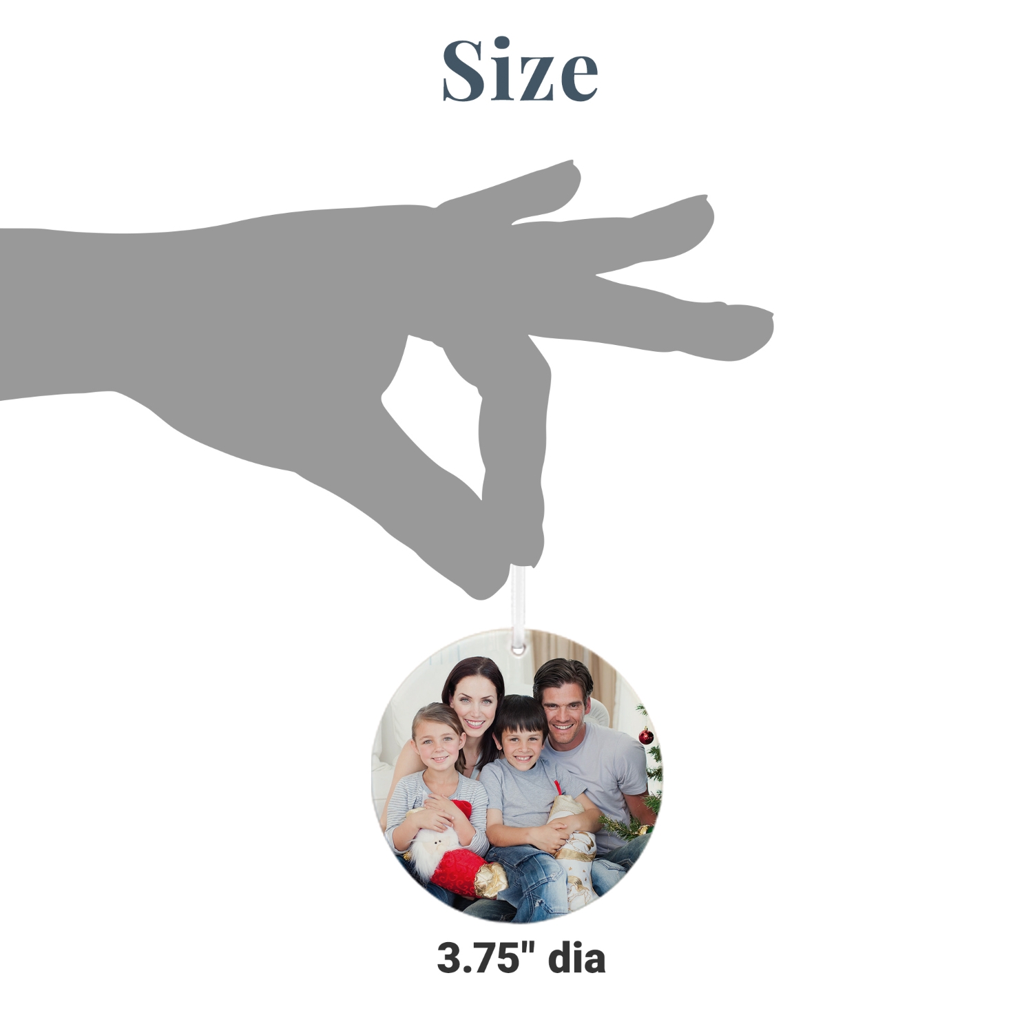 Picture-Perfect Photo Round Ornament | Personal Creations