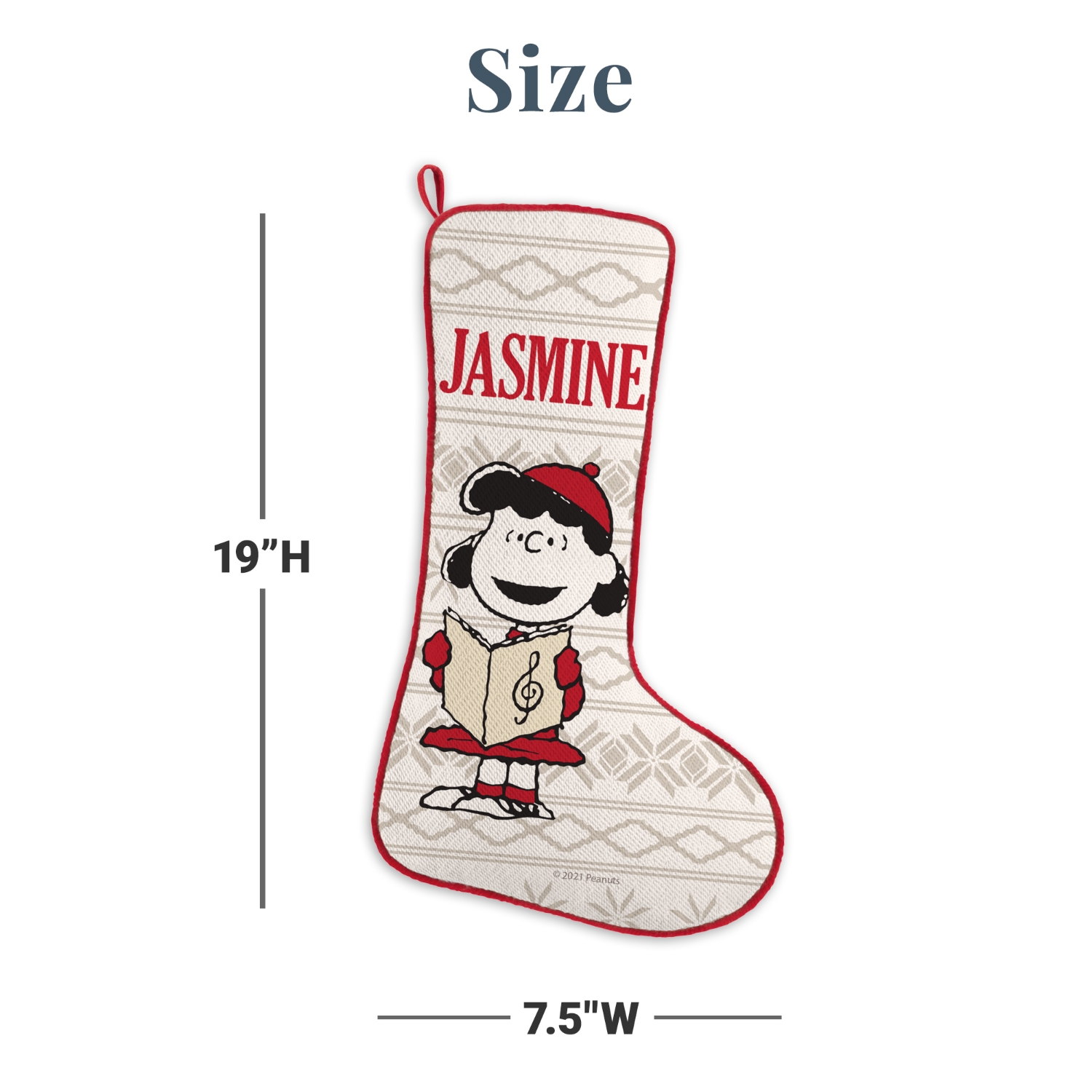 PEANUTS® Classic Caroling Stockings at Gifts.com