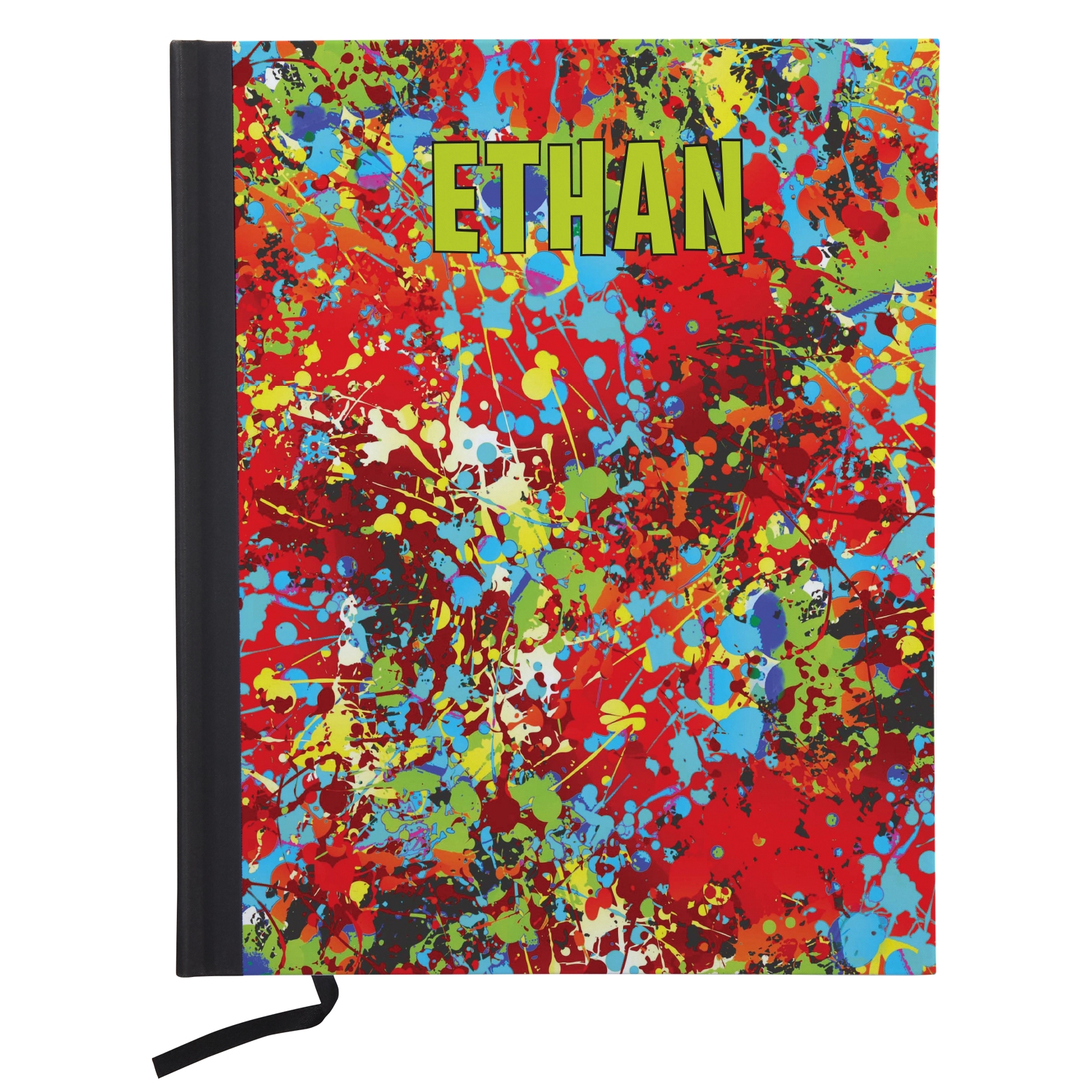 Vibrant Hues Notebooks - Paint Splatter at Gifts.com