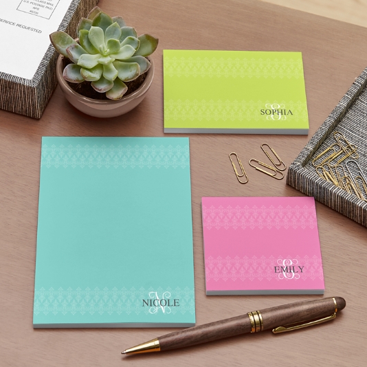 Initial With Name Post-It® Note | Personal Creations