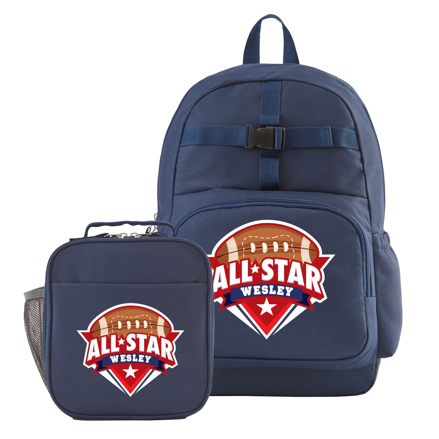 Super Star Navy Backpack | Personal Creations