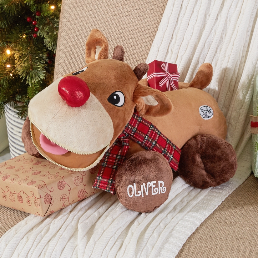 Rudolph the Red-Nosed Reindeer® Personalized Stuffies® at Gifts.com