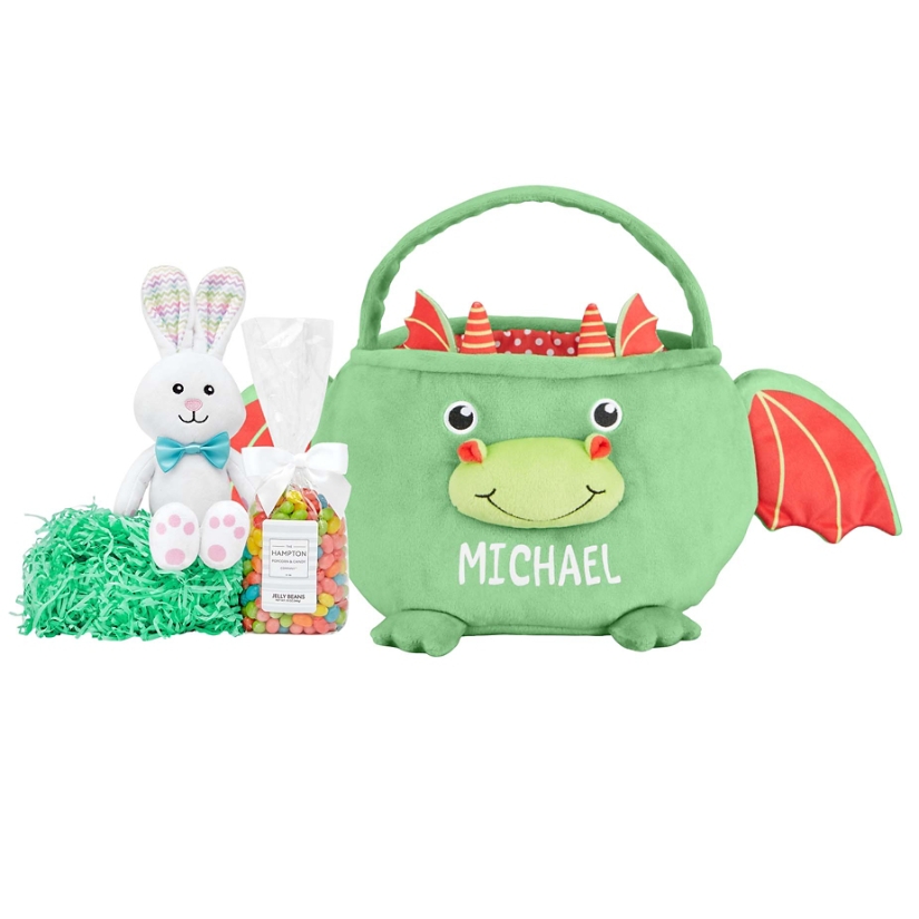 Furry Friends Easter Basket - Dragon w/ Candy 2 at Gifts.com