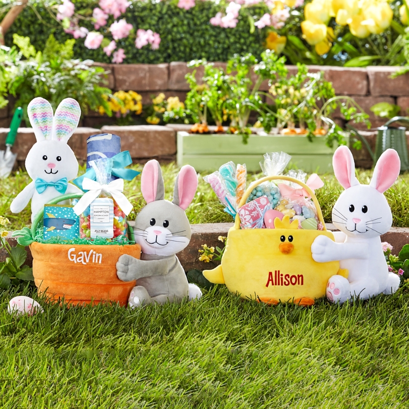Hop Along Bunny Easter Basket | Personal Creations