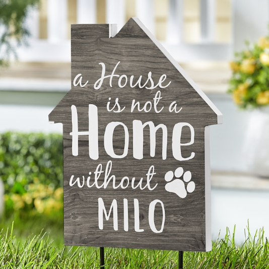 A House is Not a Home Yard Sign | Personal Creations