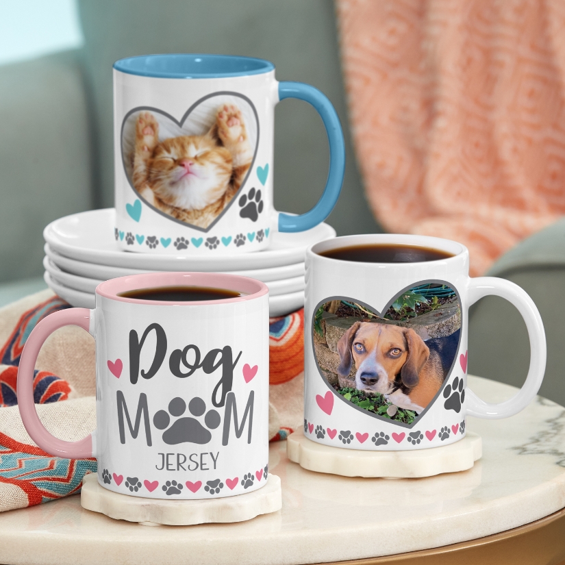 Fur Mom Personalized Photo Mug at Gifts.com