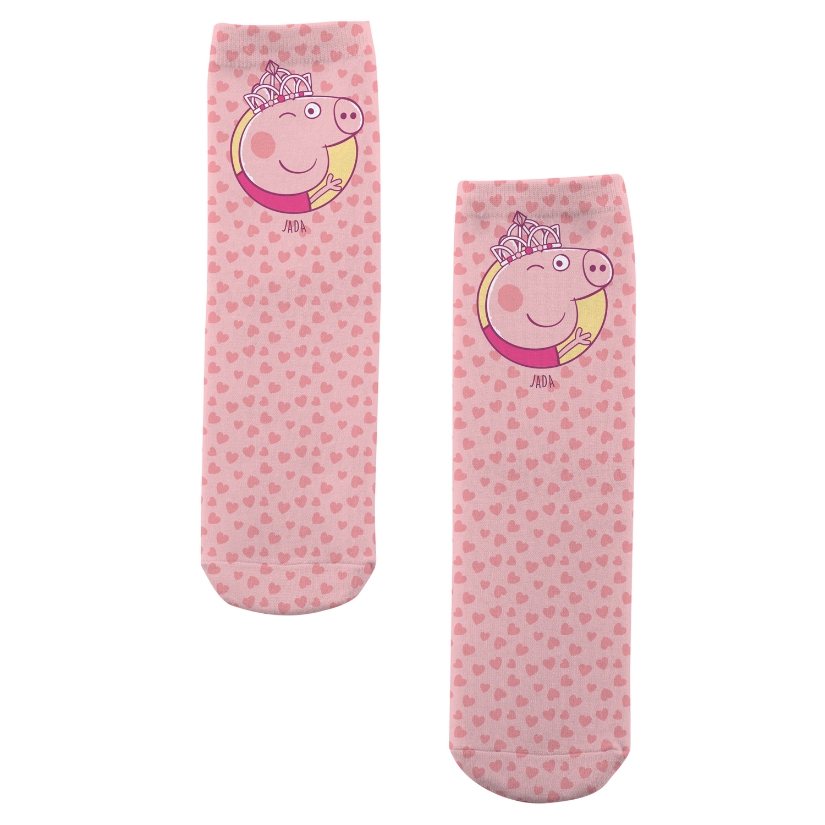 Peppa Pig Kids Crew Socks-Crown at Gifts.com