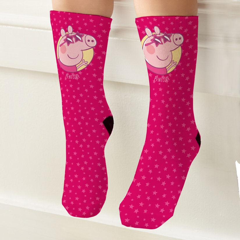 Peppa Pig Kids Crew Socks at Gifts.com