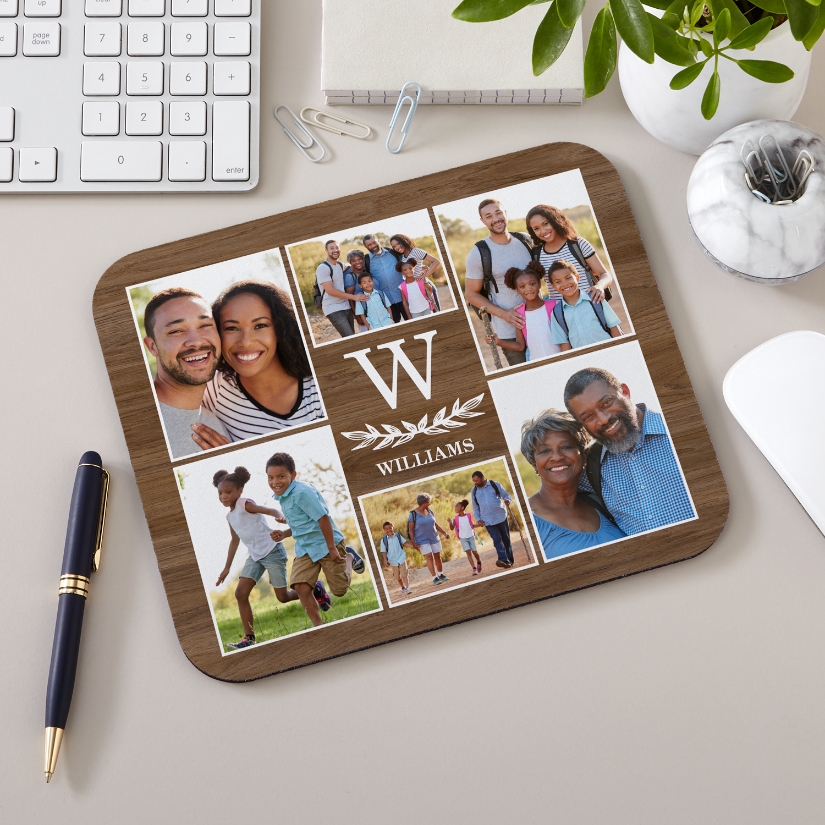Monogram Photo Mouse Pad | Personal Creations