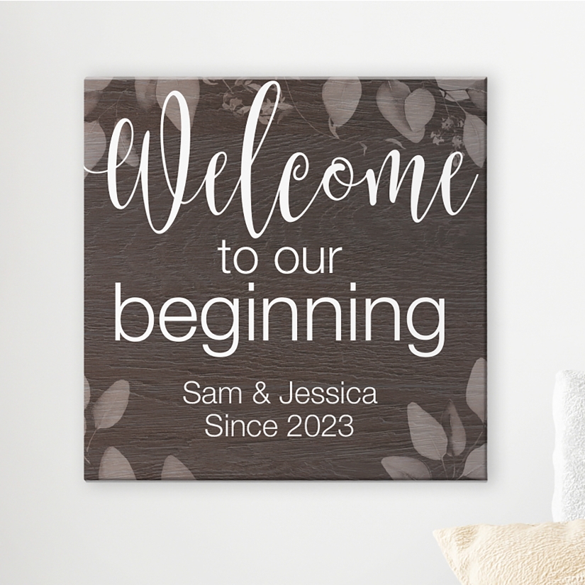 Our Beginning Canvas at Gifts.com