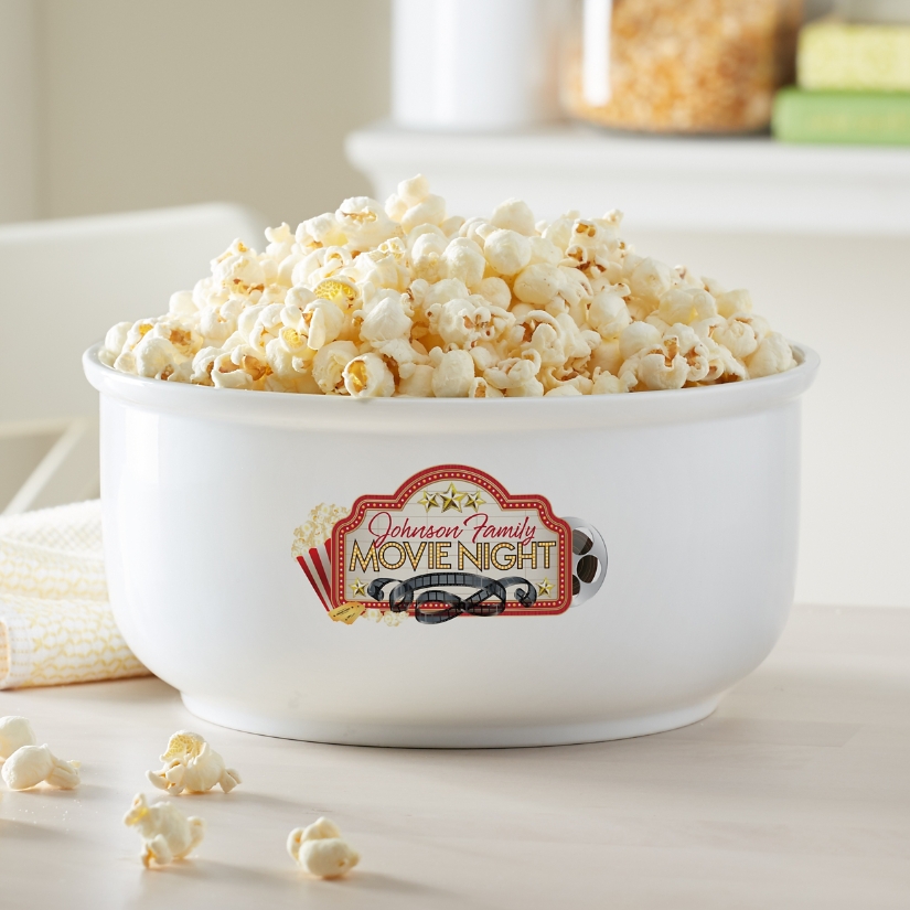 Family Movie Night Popcorn Bowl | Personal Creations