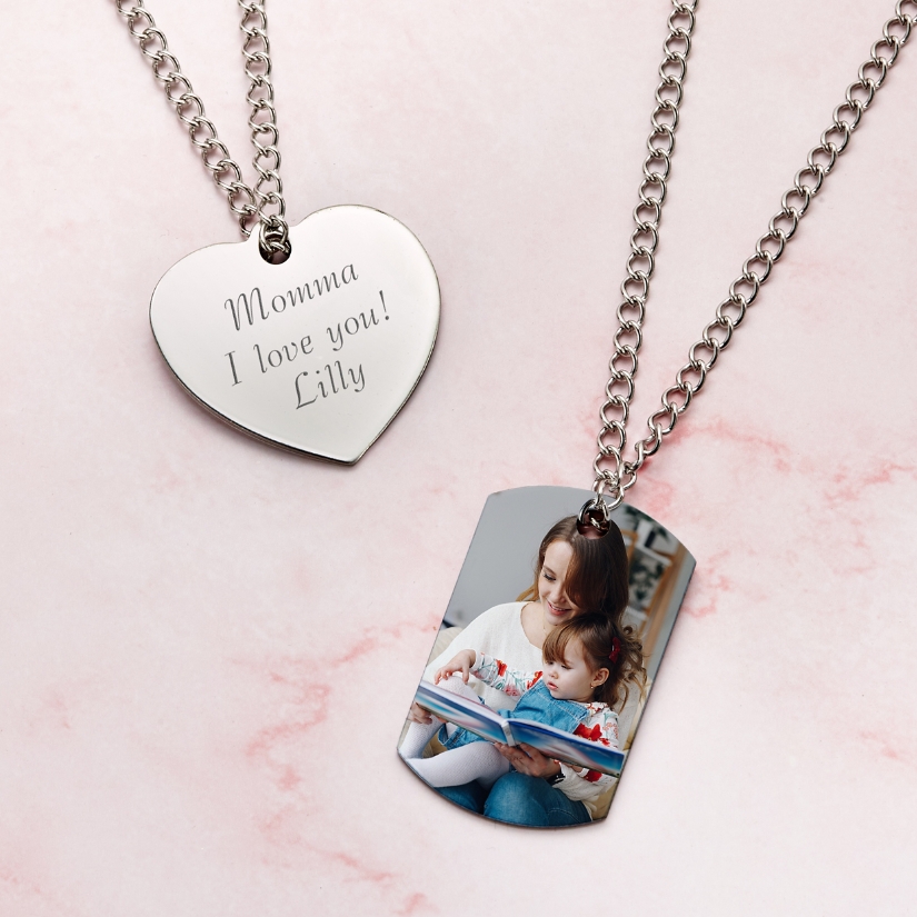 For My Mom Personalized Photo Pendant at Gifts.com