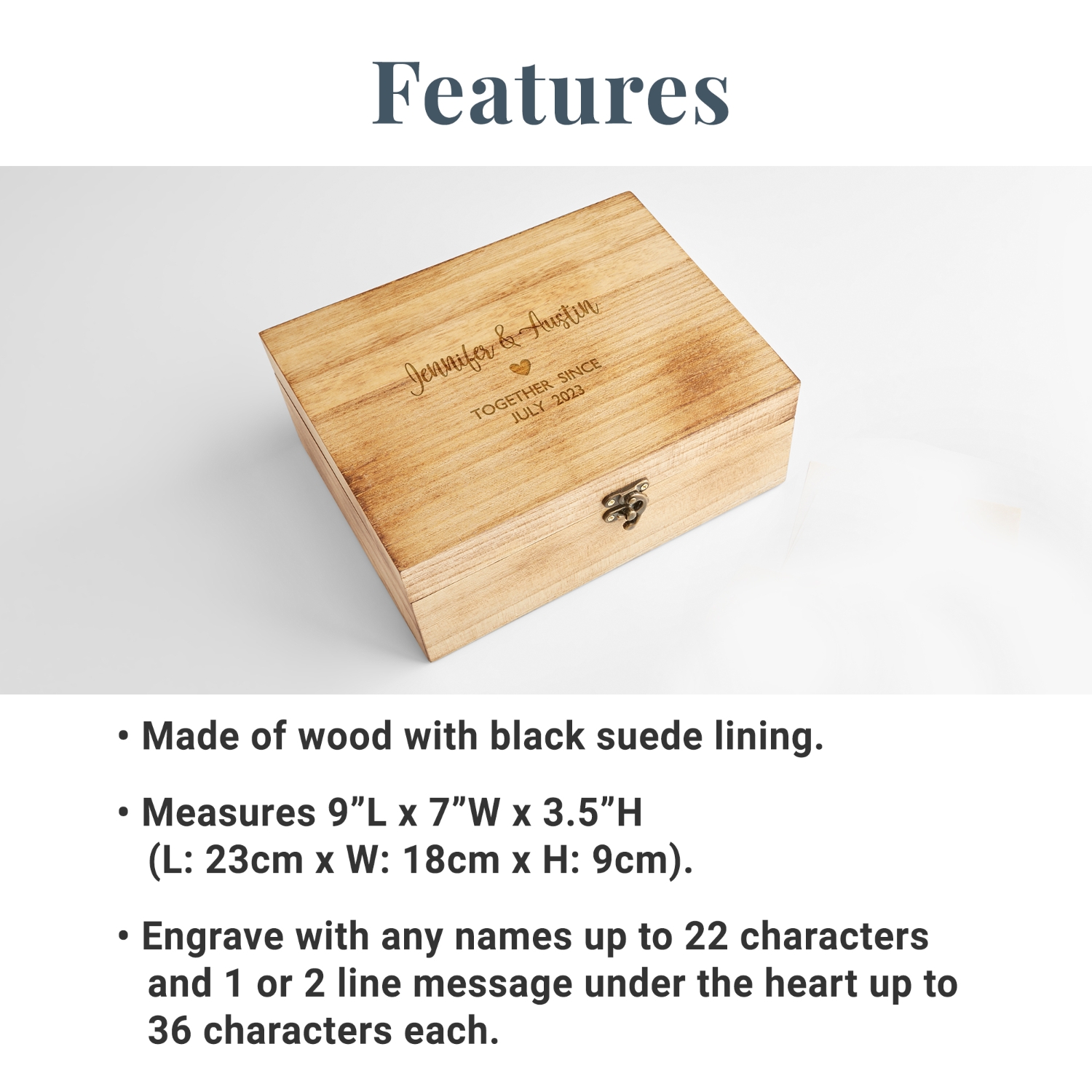 Couple's Keepsake Box | Personal Creations