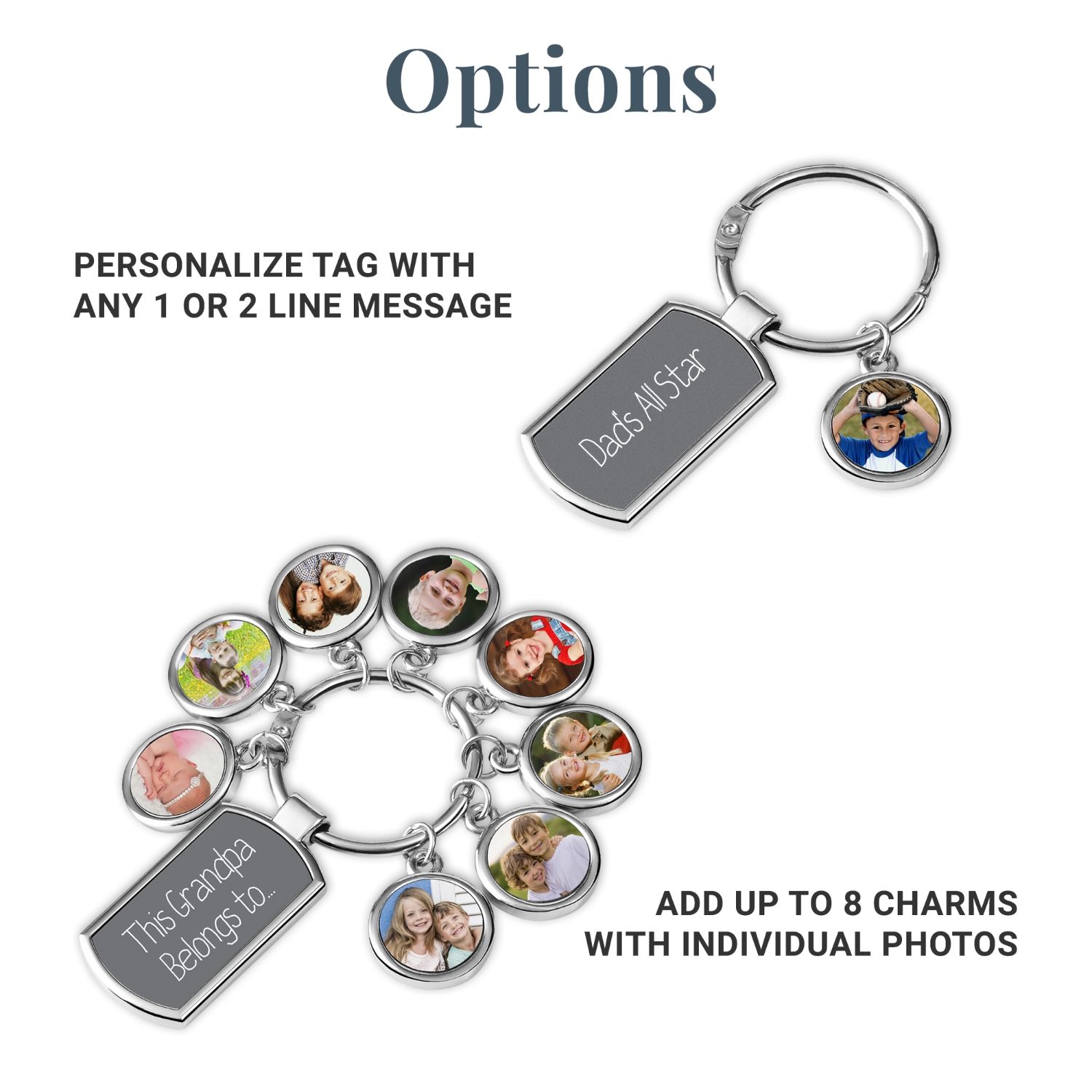 Photo Message Key Chain at Gifts.com