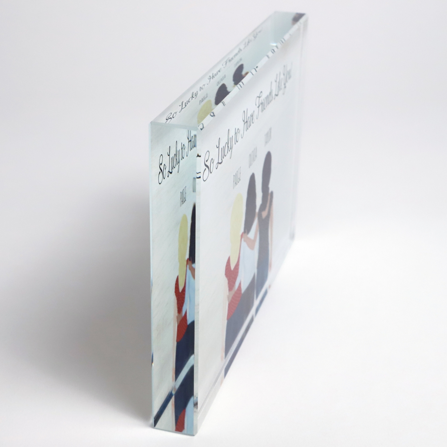 Forever Friends Glass Block | Personal Creations