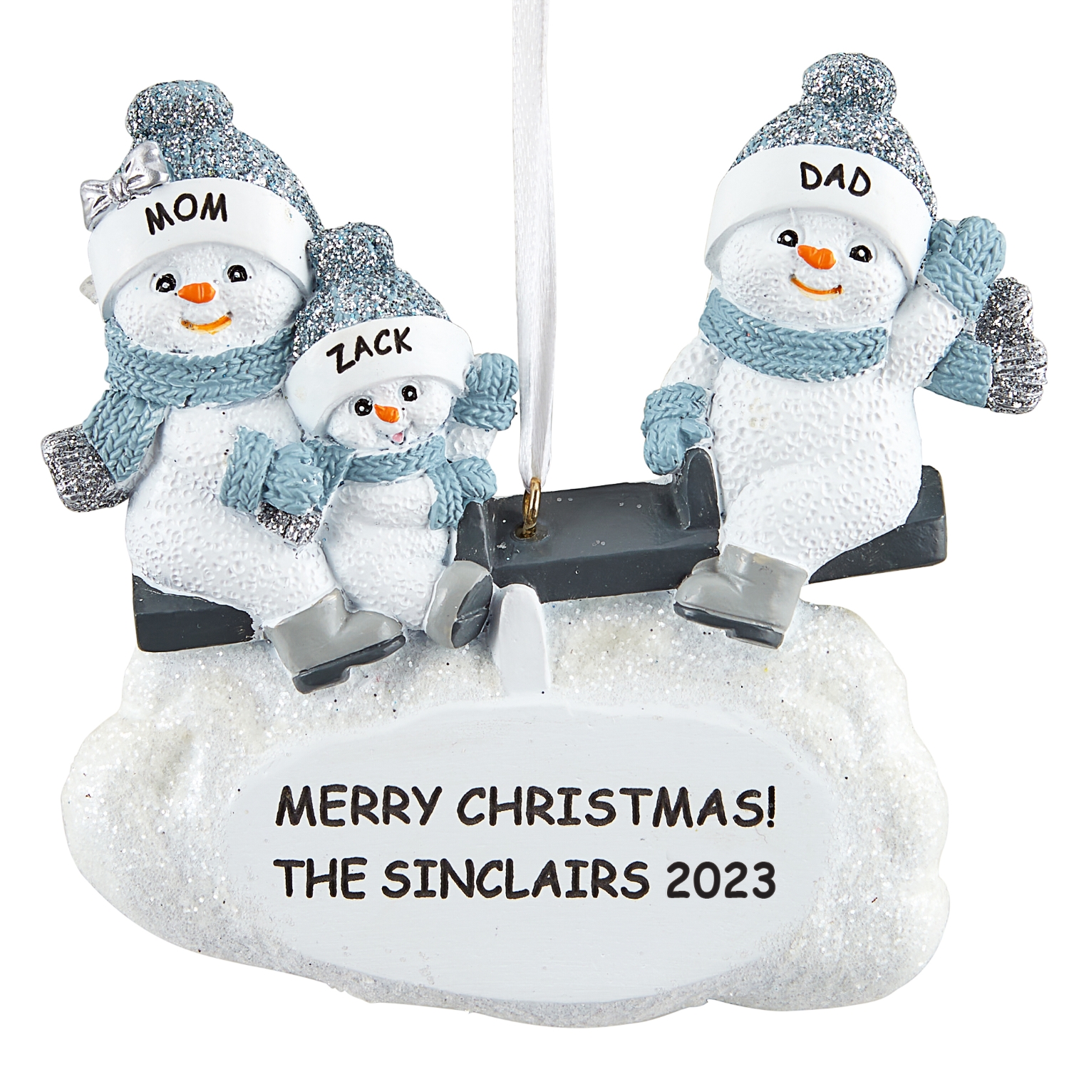 The Original Snow Buddies™ Outdoor Fun Family Ornament | Personal Creations