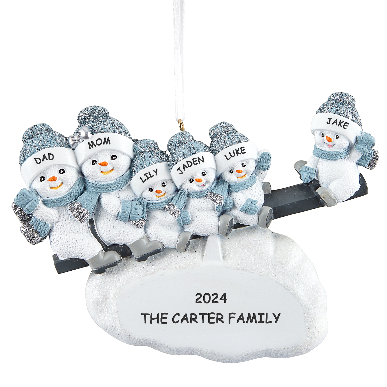 The Original Snow Buddies™ Outdoor Fun Family Ornament | Personal Creations