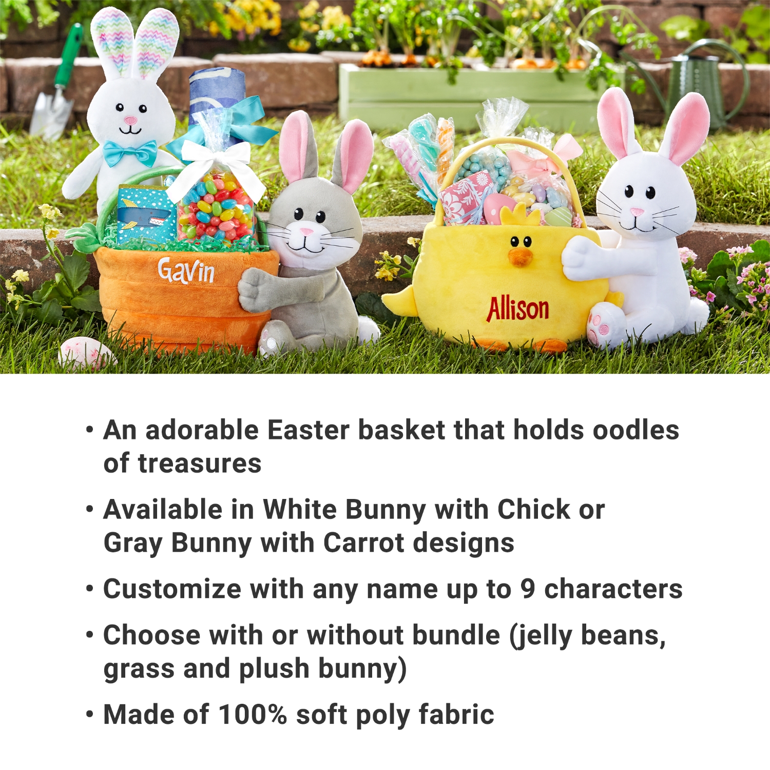 Hop Along Bunny Easter Basket | Personal Creations