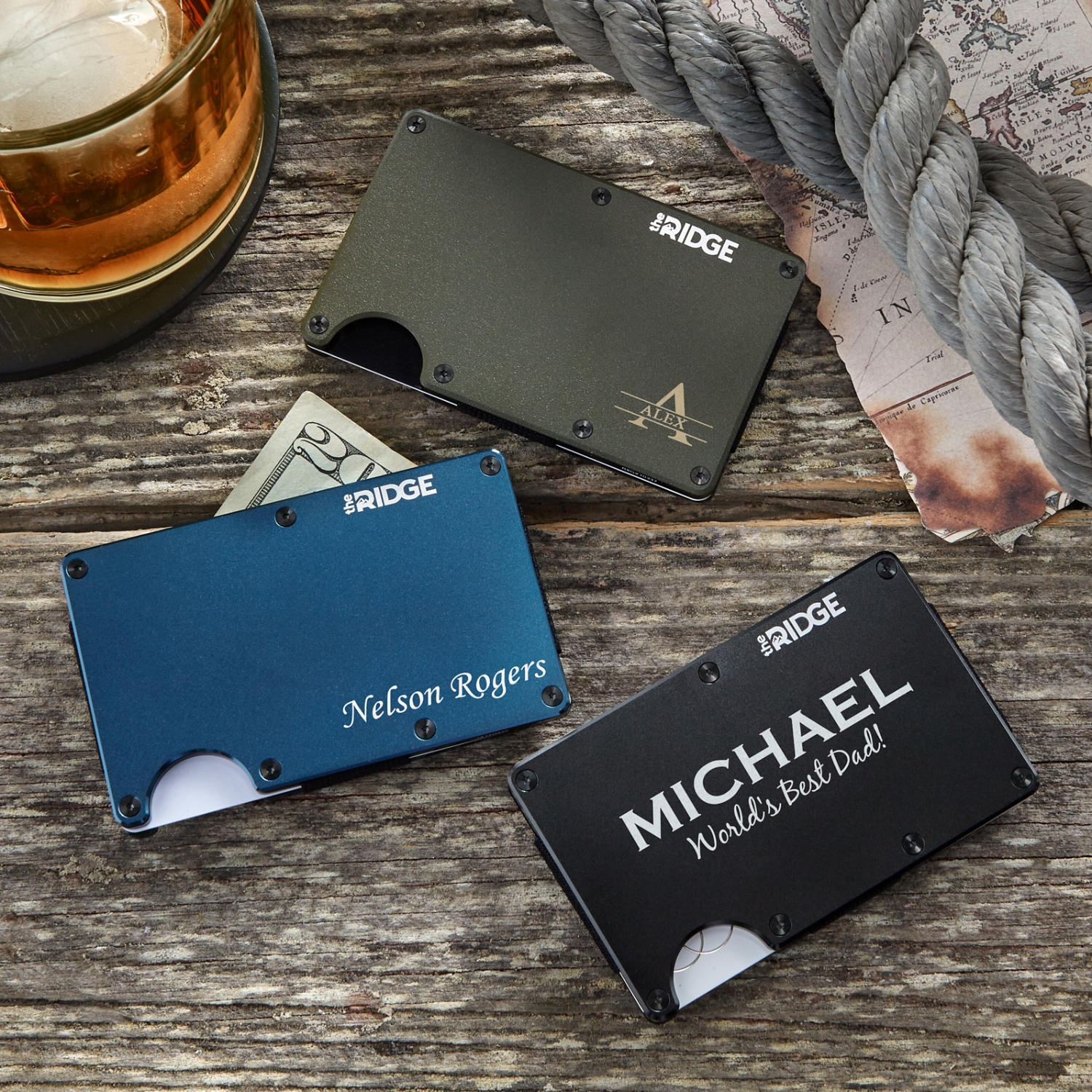 The Ridge® Aluminum Wallet | Personal Creations