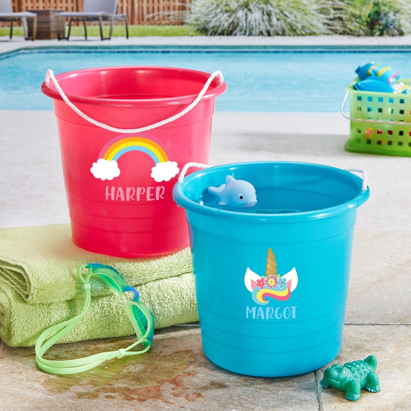 Magical Personalized Unicorn Sand Pail at Gifts.com