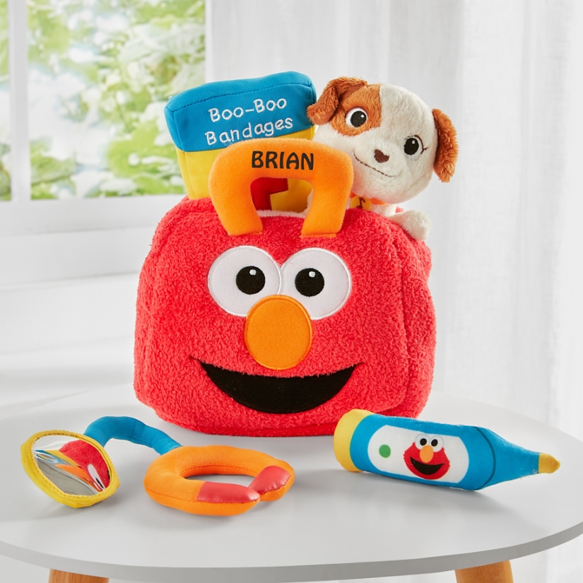 GUND® Elmo & Tango Checkup Plush Playset | Personal Creations