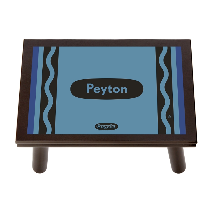 Crayola™ Crayon Step Stools-Blue-Espresso at Gifts.com