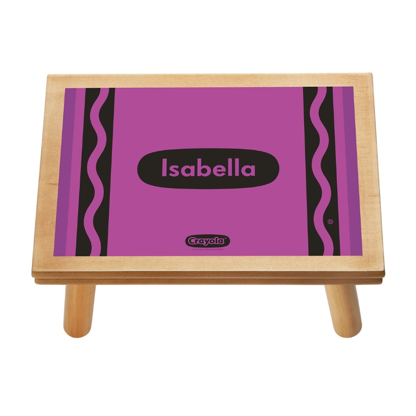Crayola™ Crayon Step Stools-Purple-Natural at Gifts.com