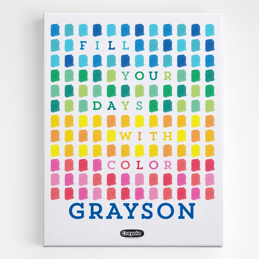 Crayola™ Fill Your Days With Color Wall Art at Gifts.com