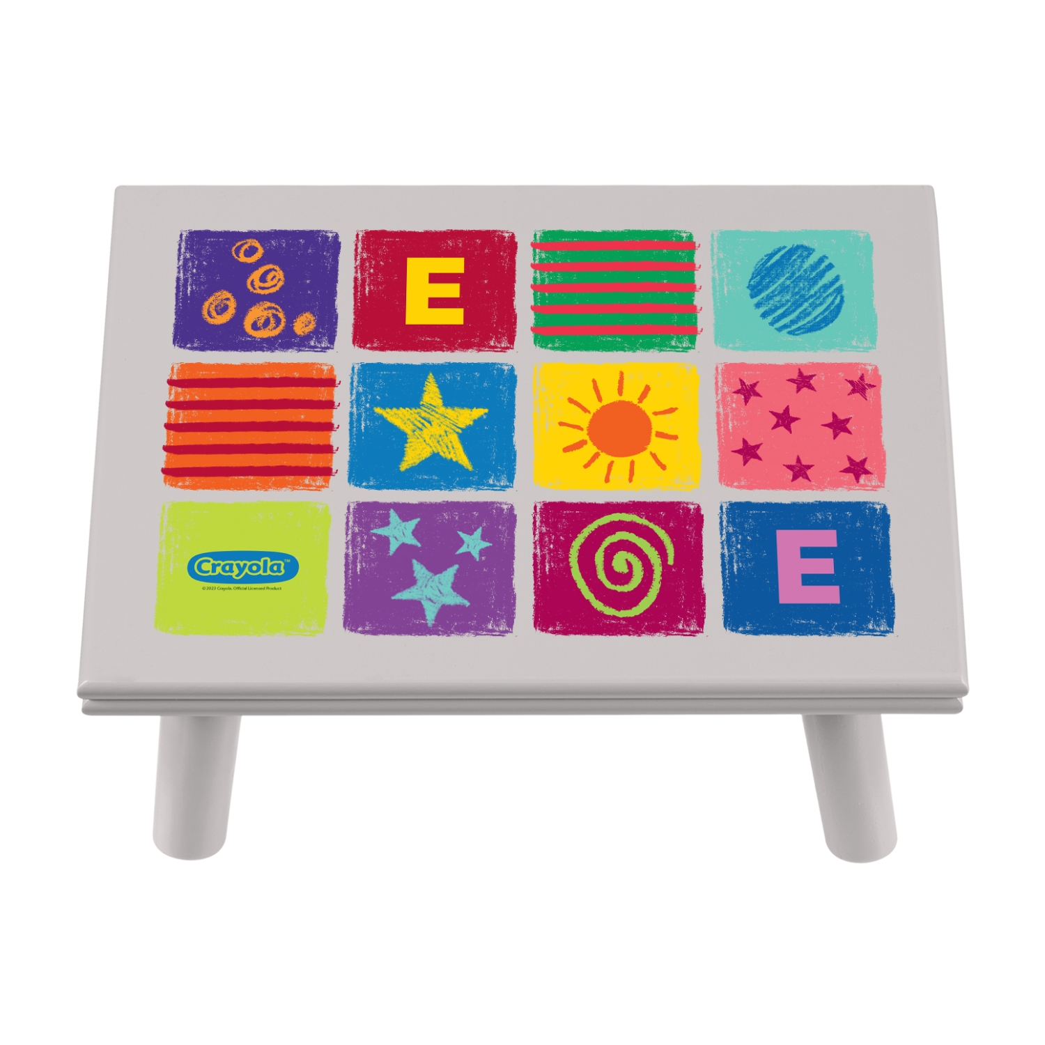 Crayola™ Fun Squares Step Stools-Gray at Gifts.com