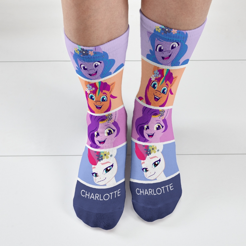 My Little Pony Group Character Panel Socks at Gifts.com
