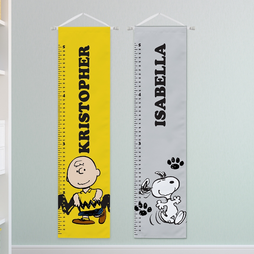 PEANUTS® Character Growth Chart | Parker & Pip