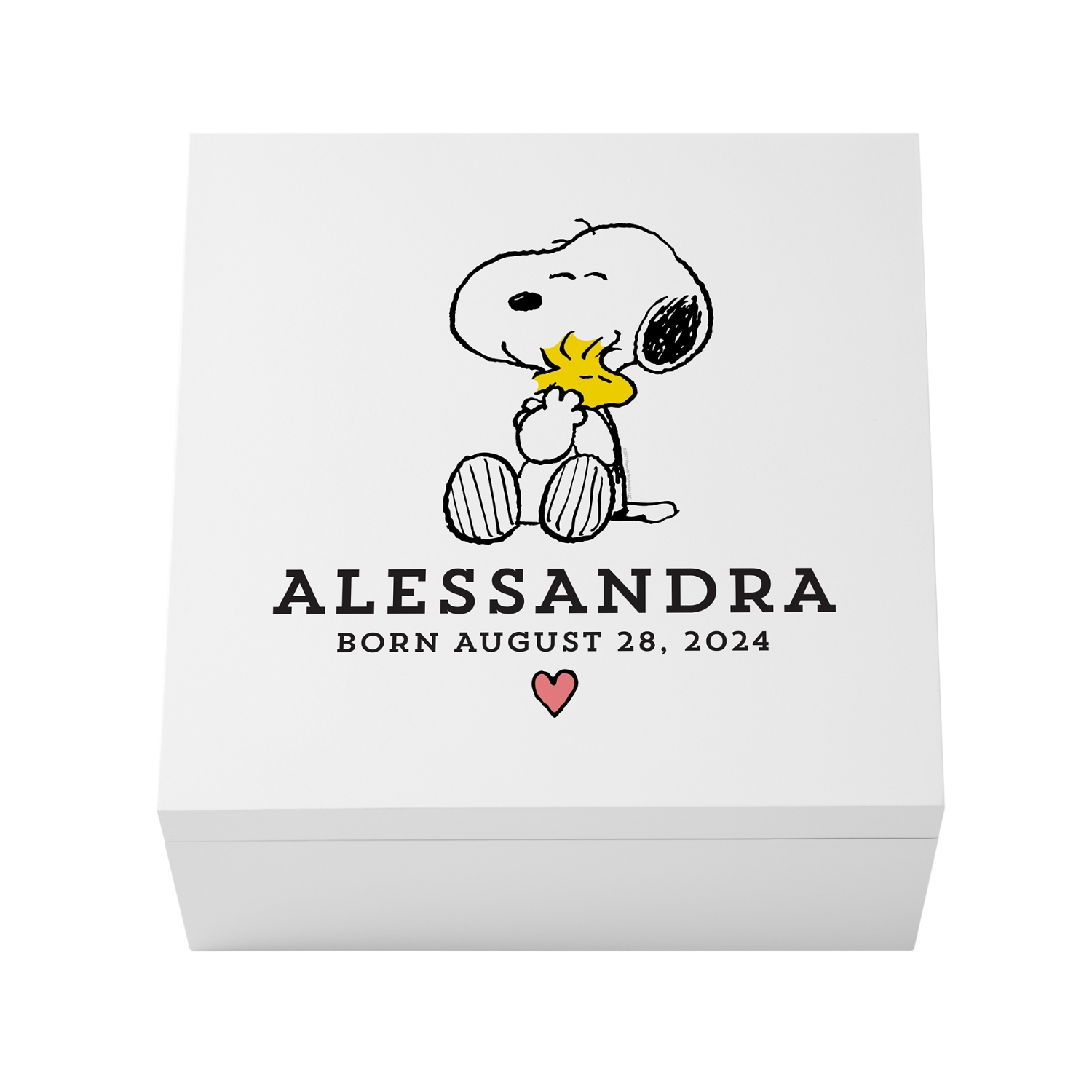 PEANUTS® Snoopy™ and Woodstock Baby Keepsake Box at Gifts.com