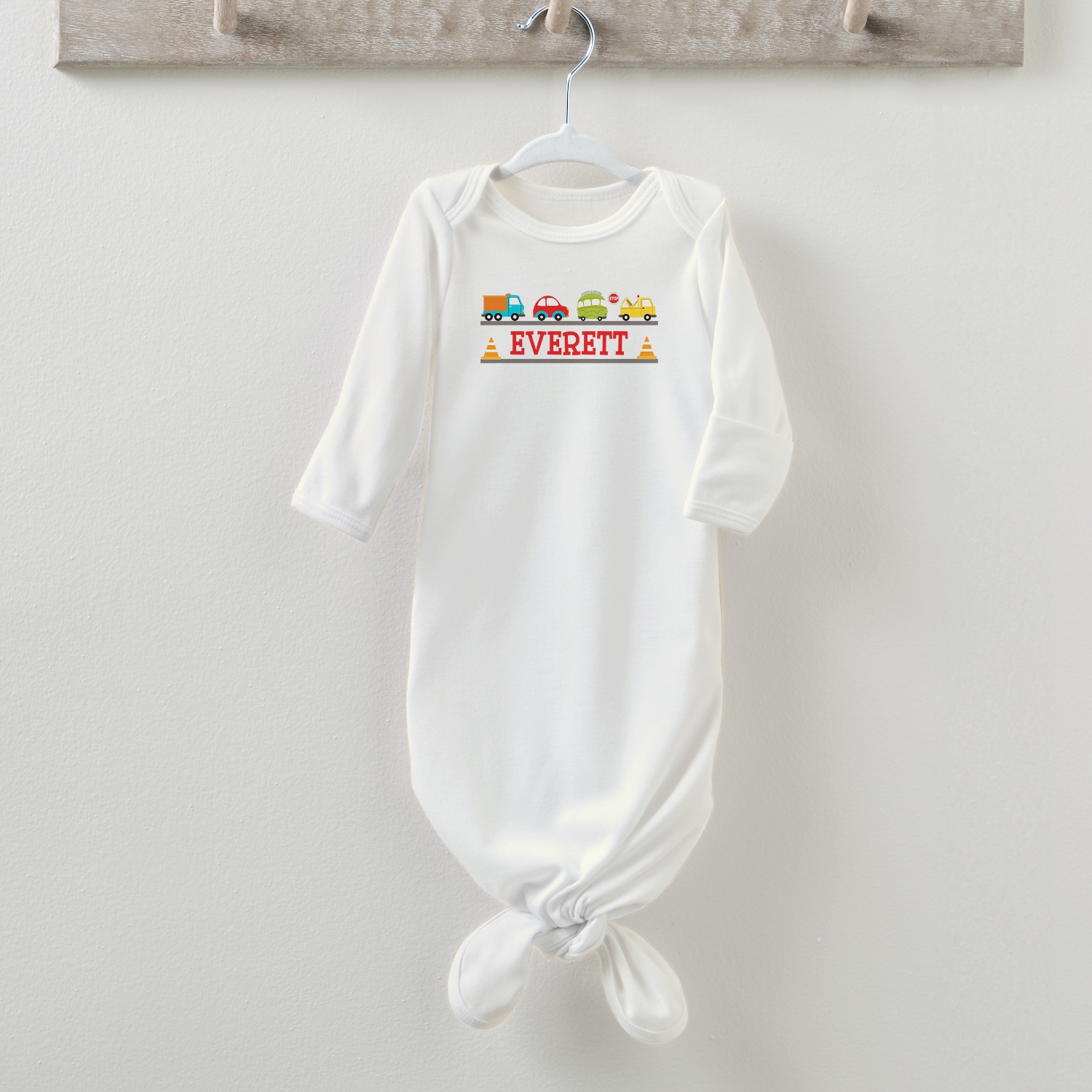 Vroom Vroom Baby Knotted Gown at Gifts.com