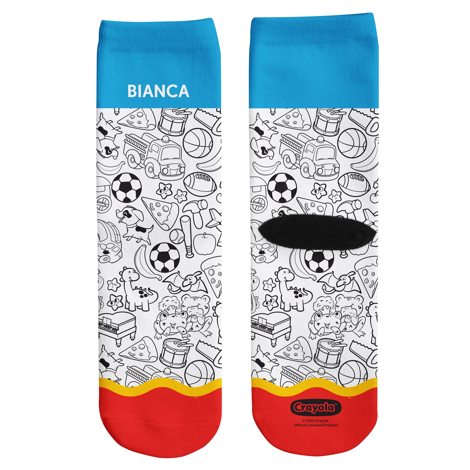 Crayola™ Fun Shapes Socks-Large at Gifts.com