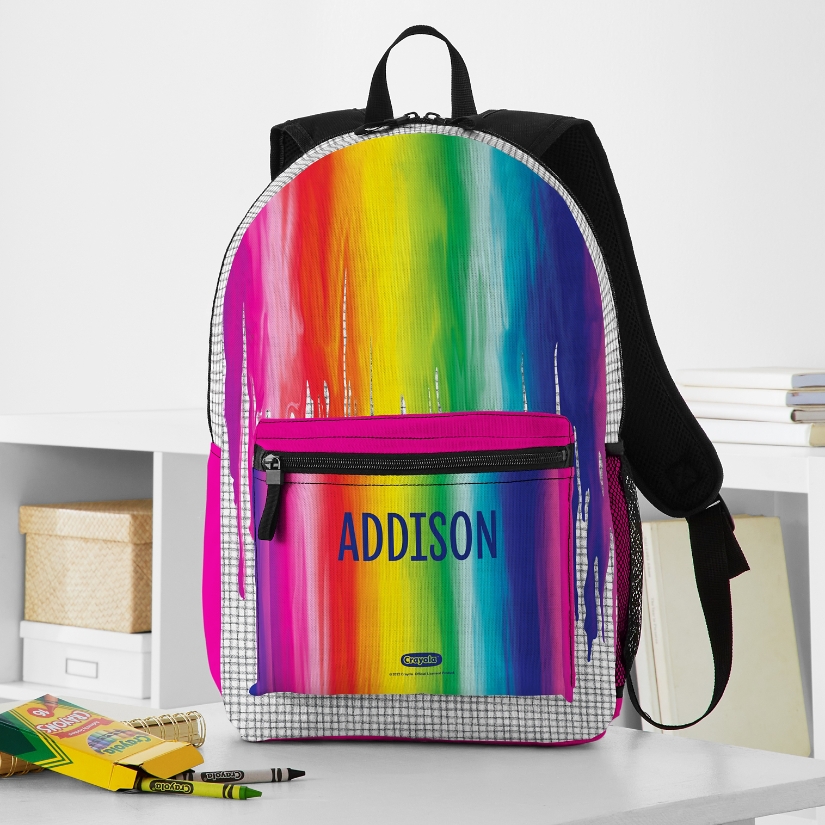 Crayola™ Rainbow Paint Drip Backpack at Gifts.com