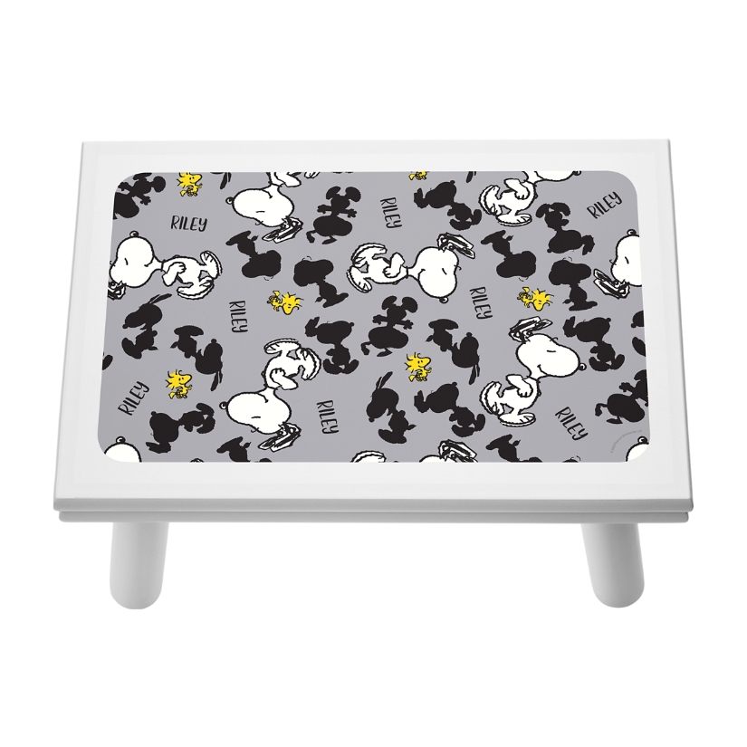PEANUTS® Step Stool-Snoopy™ Dancing-Gray-White at Gifts.com