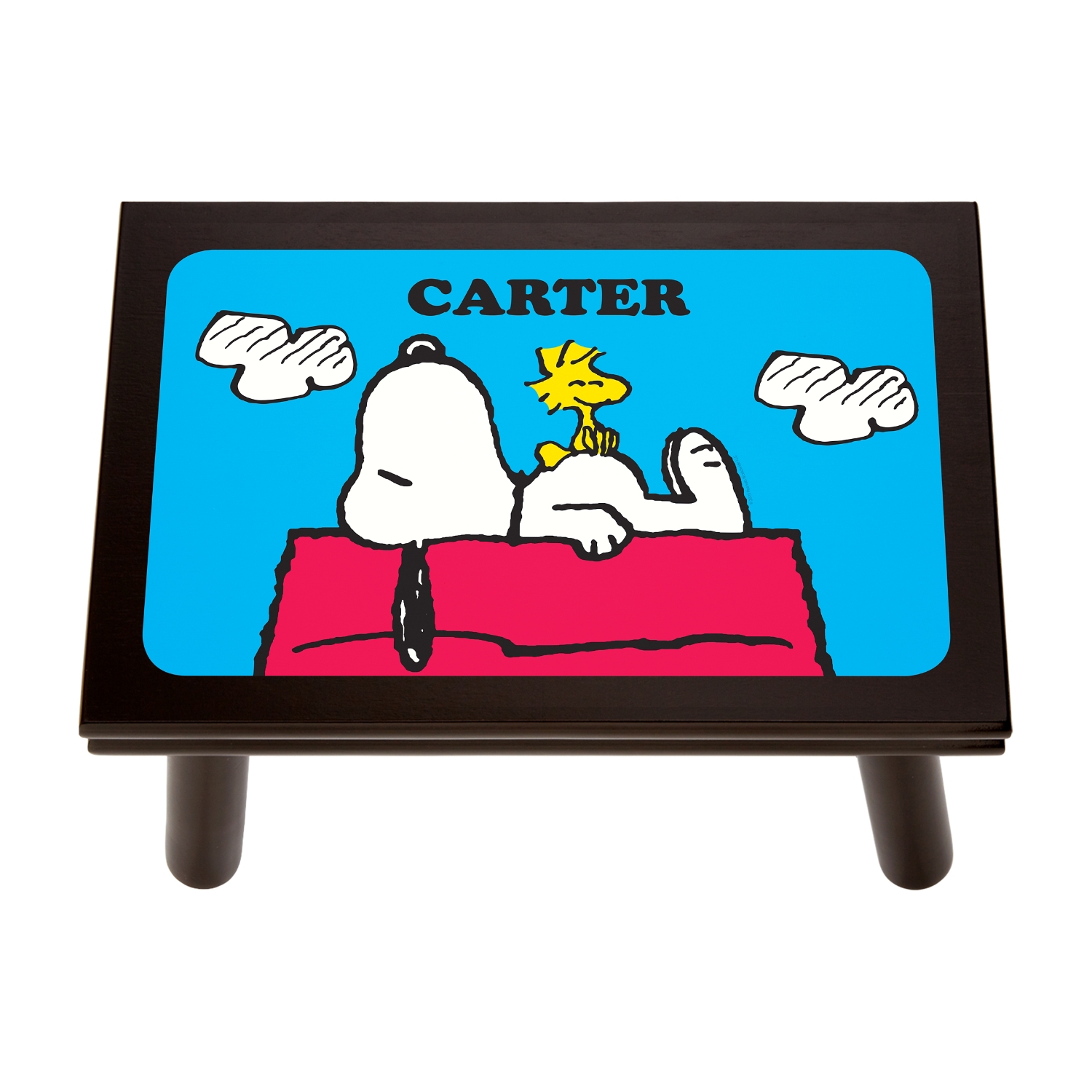PEANUTS® Step Stool-Snoopy™ Doghouse-Espresso at Gifts.com