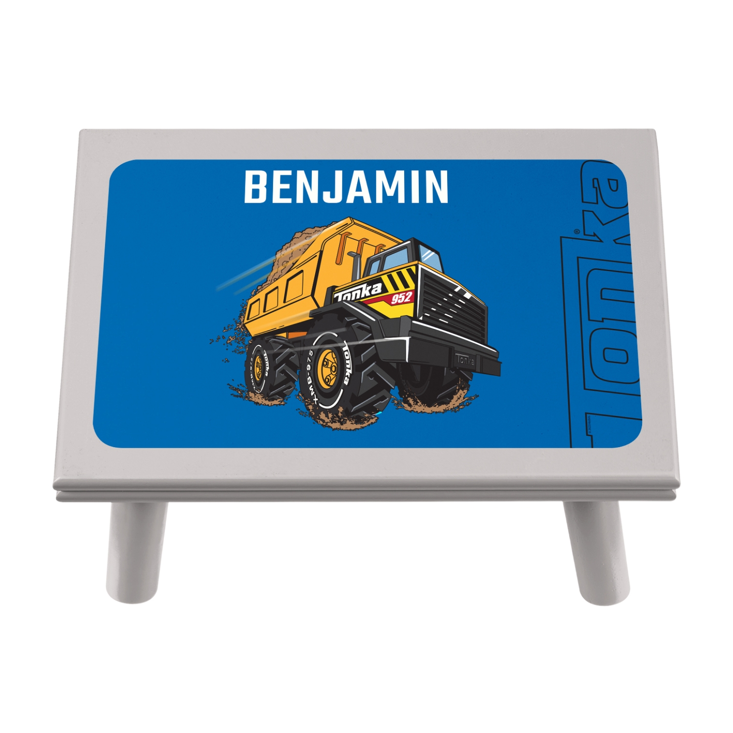 Tonka Truck Step Stool-Dump Truck-Gray at Gifts.com