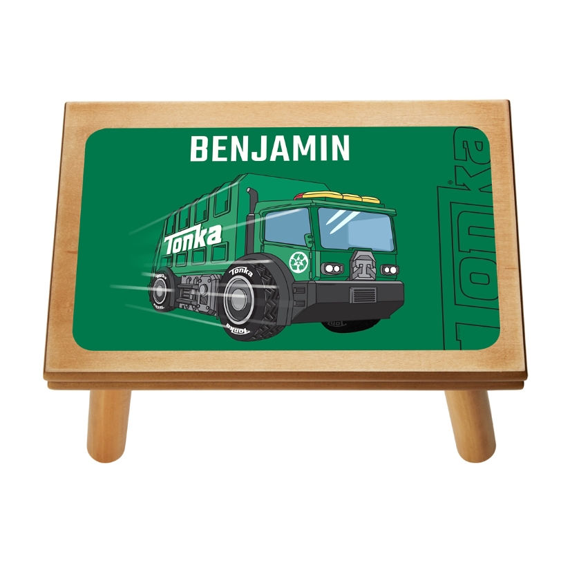 Tonka Truck Step Stool-Garbage Truck-Natural at Gifts.com
