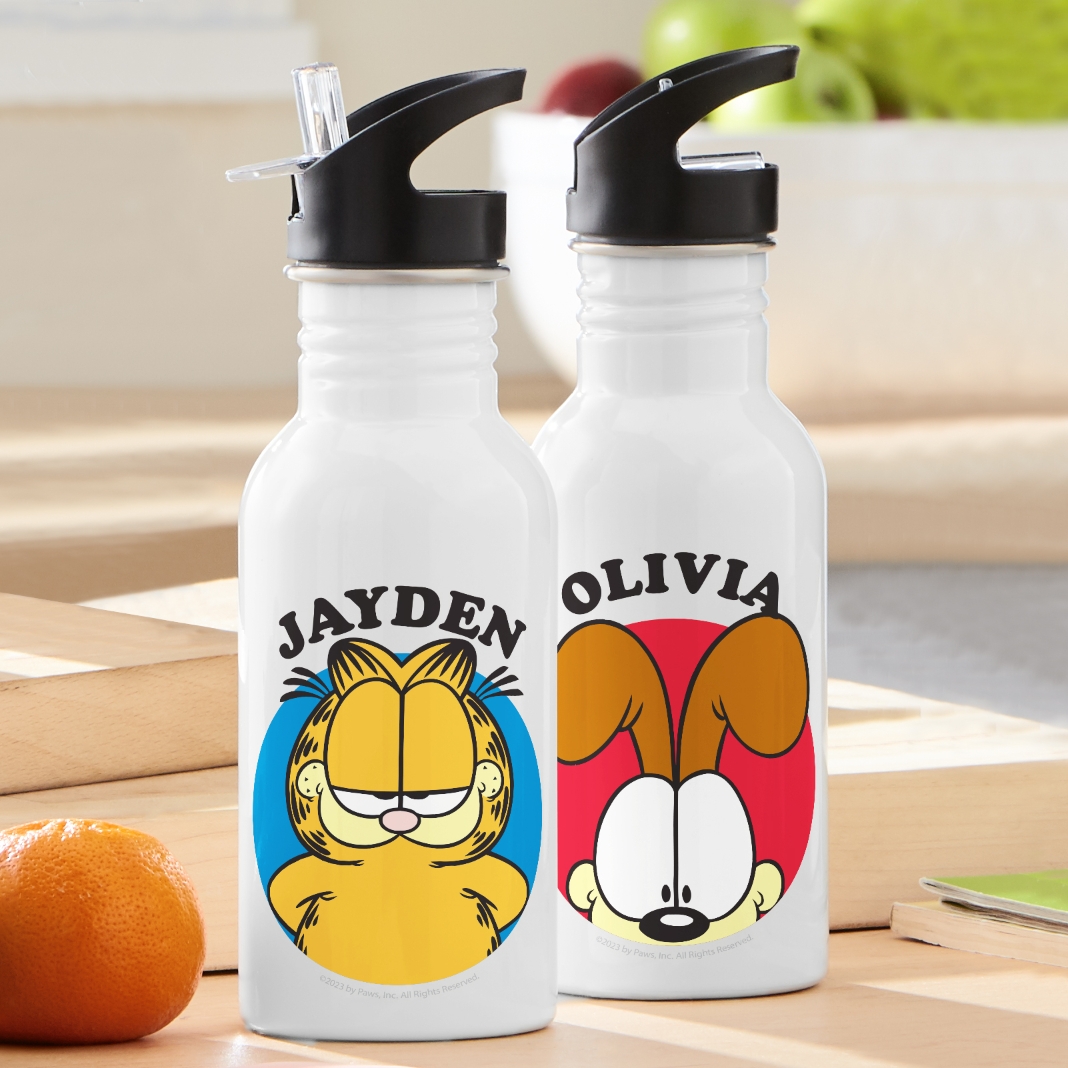 GARFIELD® Character Water Bottle | Personal Creations