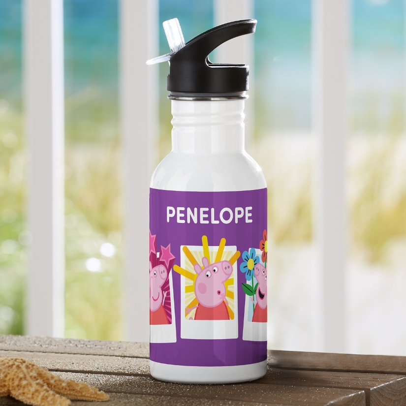 Peppa Pig Photos Water Bottle | Parker & Pip