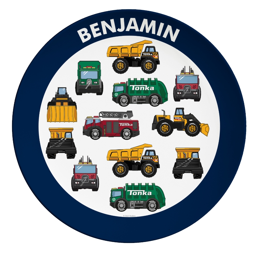 Tonka Multi Trucks Pattern Plate at Gifts.com