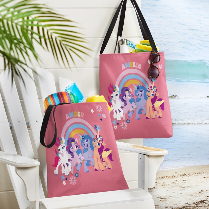 My Little Pony Group Rainbow Tote Bag at Gifts.com