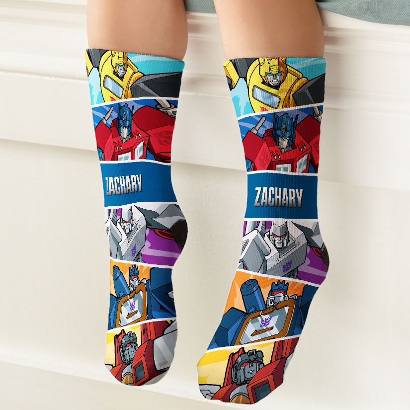 TRANSFORMERS Character Panel Socks at Gifts.com