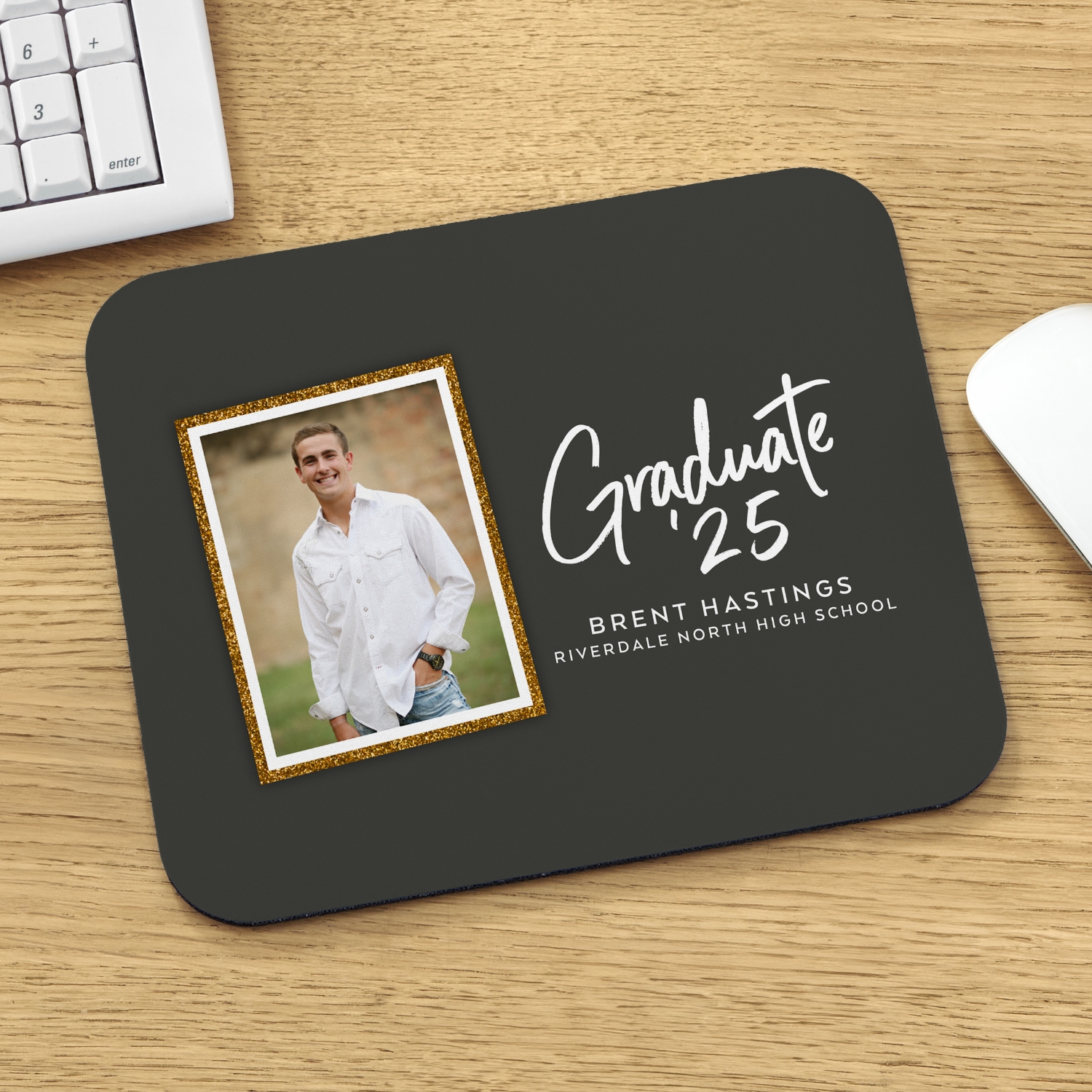 Sign of Success Graduation Photo Mouse Pad at Gifts.com