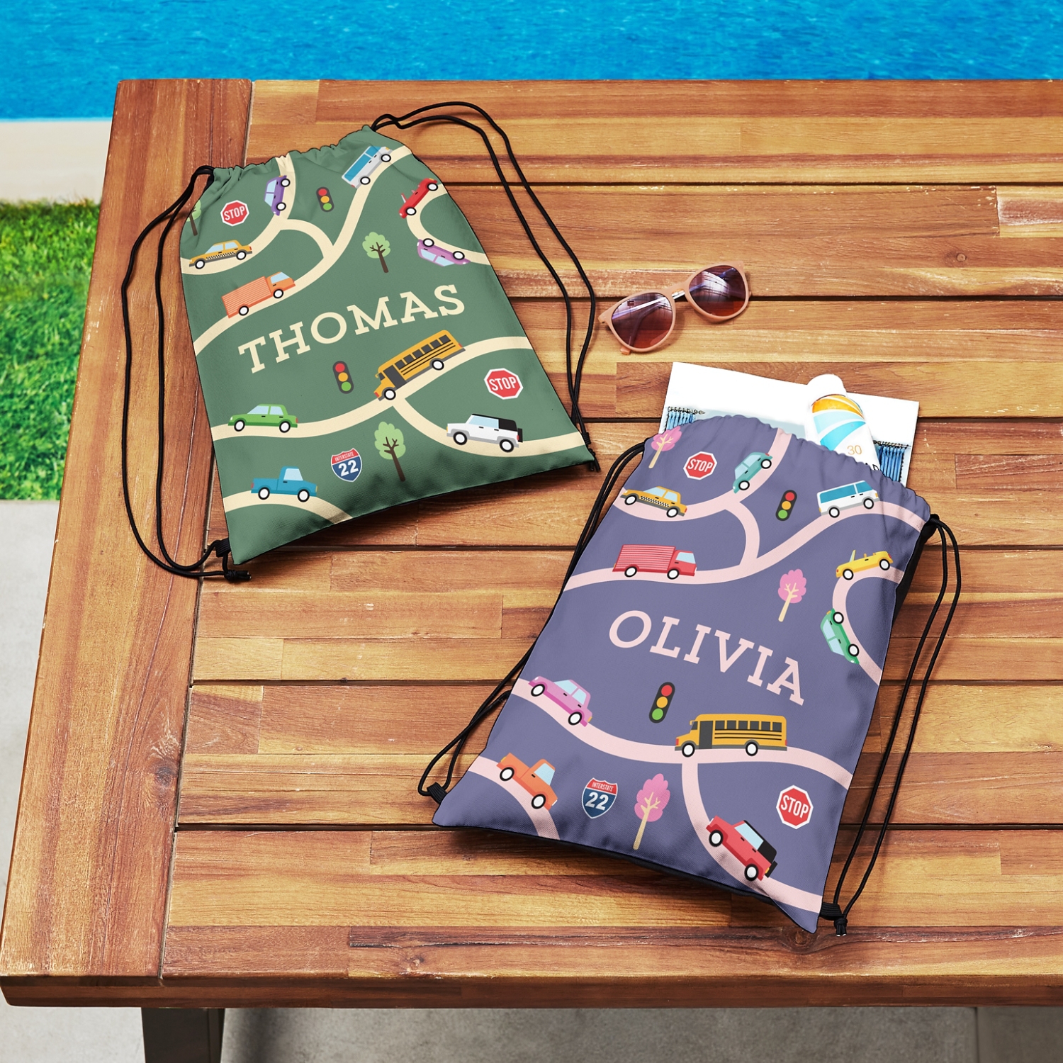 Cars Drawstring Bag at Gifts.com