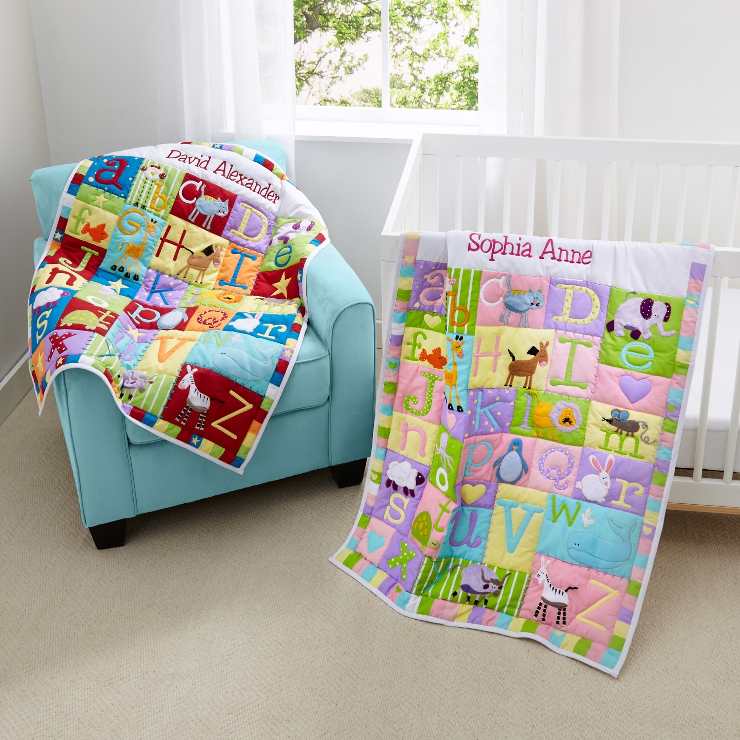Baby Alphabet Quilt | Personal Creations
