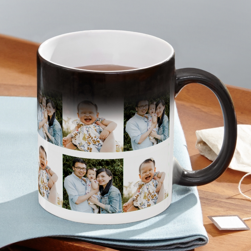 Captivating Multi-Photo Personalized Color Changing Mug at Gifts.com