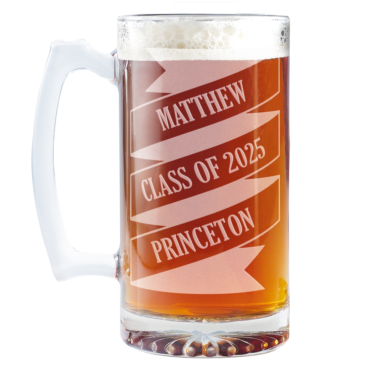 Celebration Banner Oversized Beer Mug | Personal Creations
