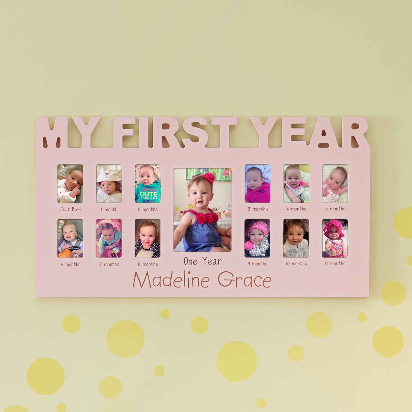 Baby's First 12 Months Frame | Personal Creations